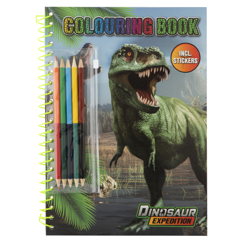 Bojanka Dinosaurus na 30 strana sa 6 bojica - Media Planet doo